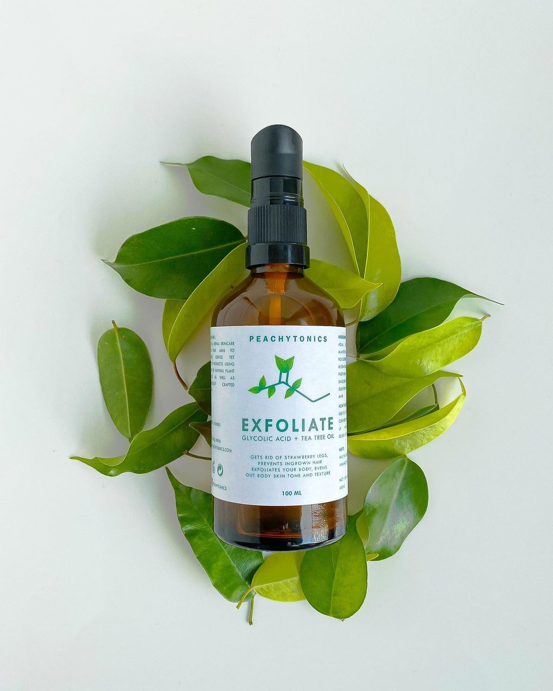 Peachy Tonics Exfoliate Gycolic Acid +tea Tree Oil | Jeevee