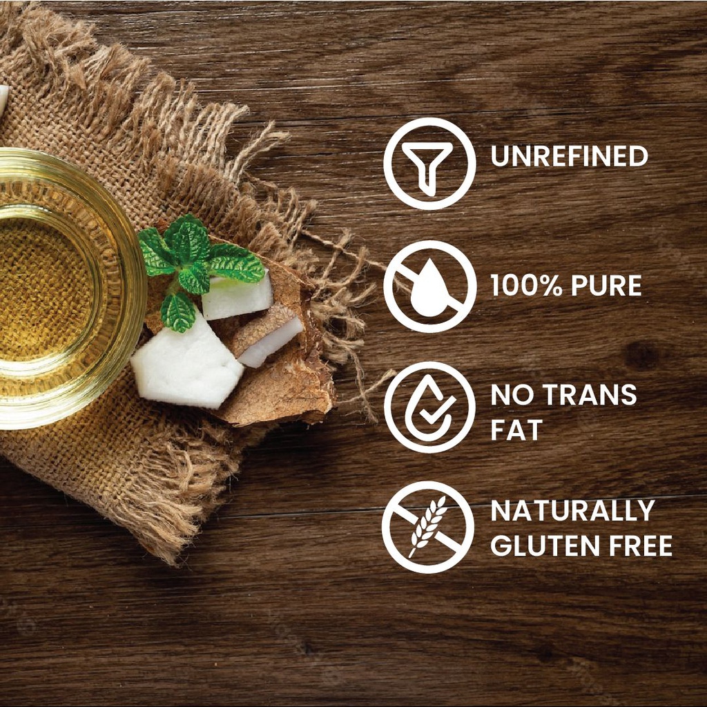 Naturo Earth Organic Cold Pressed Extra Virgin Coconut Oil With Algae ...