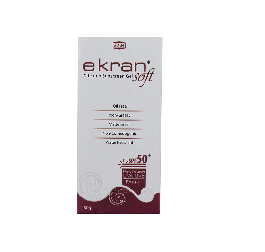 Ekran Soft Spf50+ Gel, 50gm - Silicon Sunscreen Gel, 10% Off | Jeevee