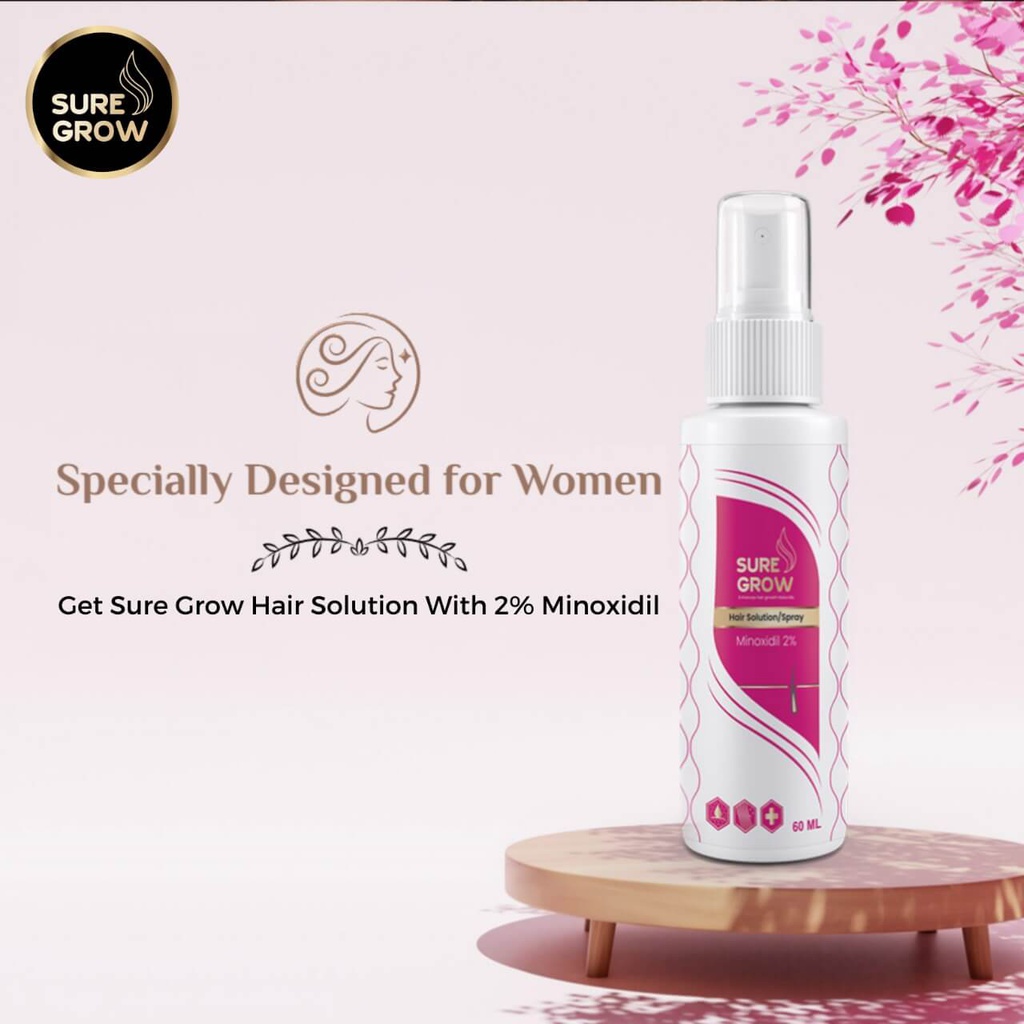 Sure Grow Minoxidil 2% 60ml | Jeevee