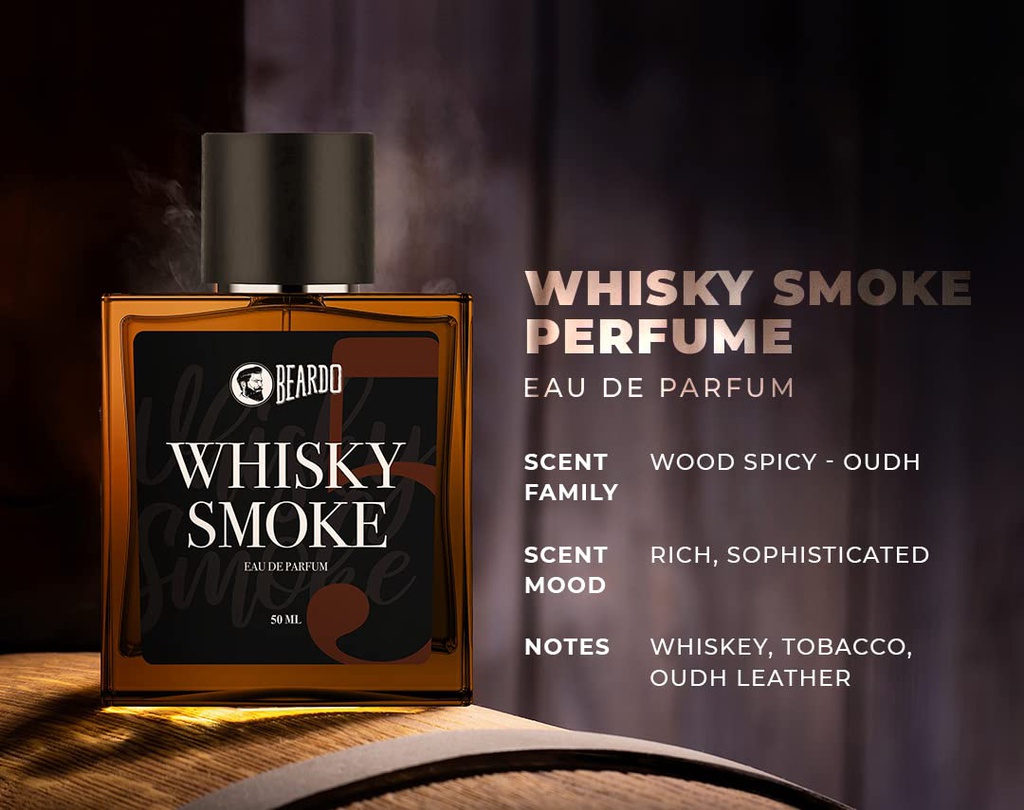 Beardo Whisky Smoke Eau De Parfum Men 50ml | Jeevee