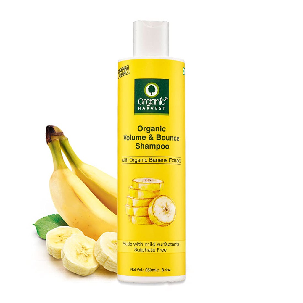 Organic Harvest Banana Shampoo, 250ml | Jeevee