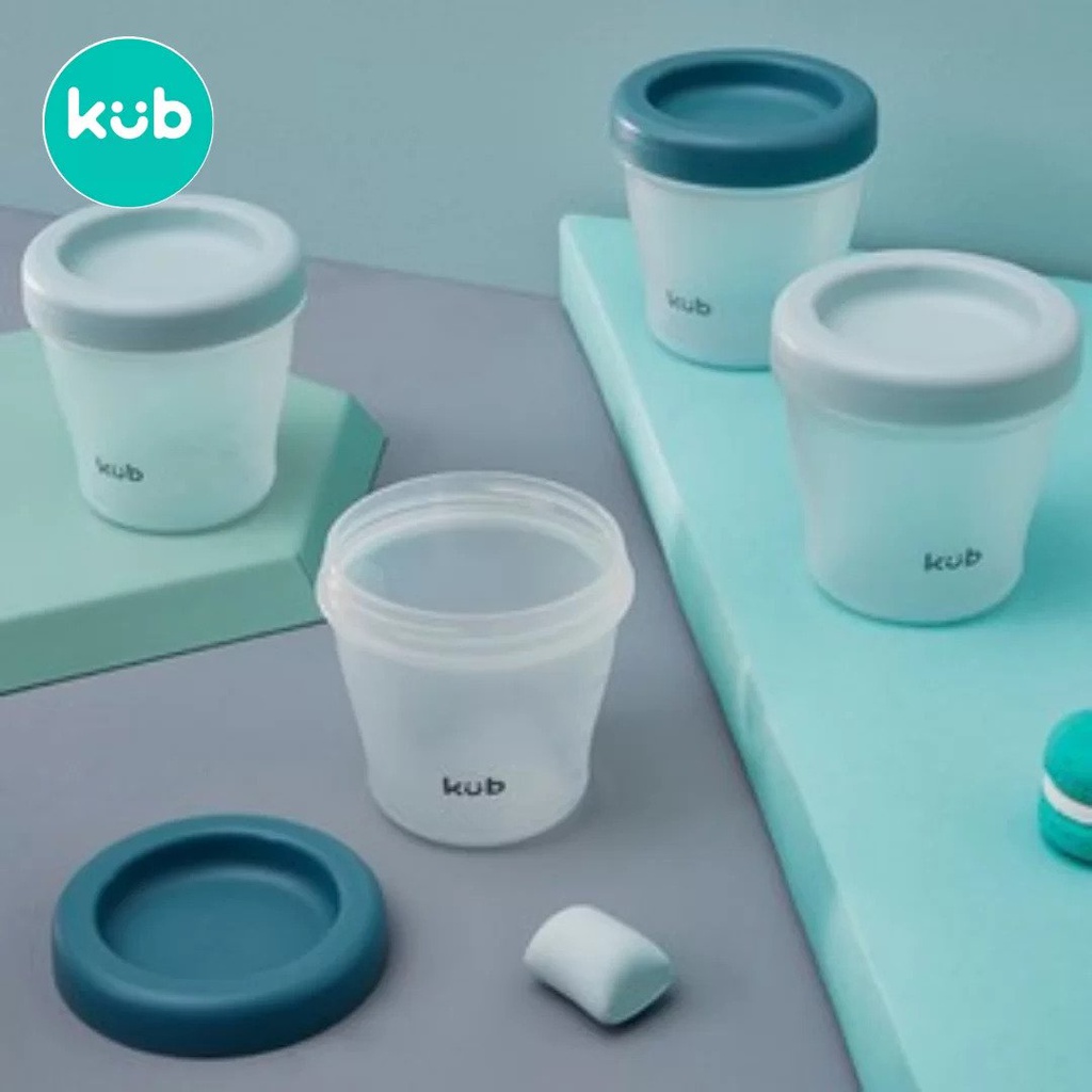 Kub Pp Food Container Set (4*150ml) | Jeevee