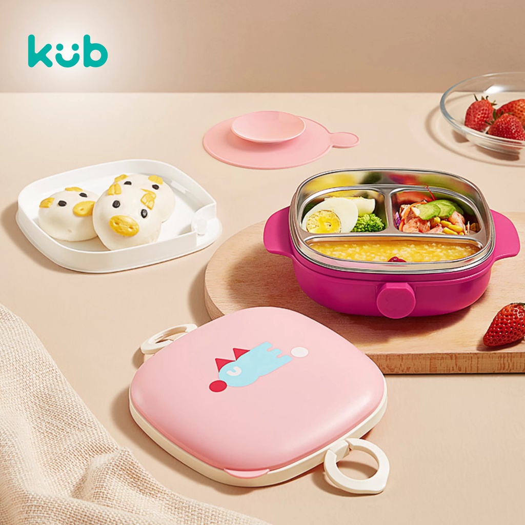 Kub Stainless Steel Plate/ Tiffin Box | Jeevee