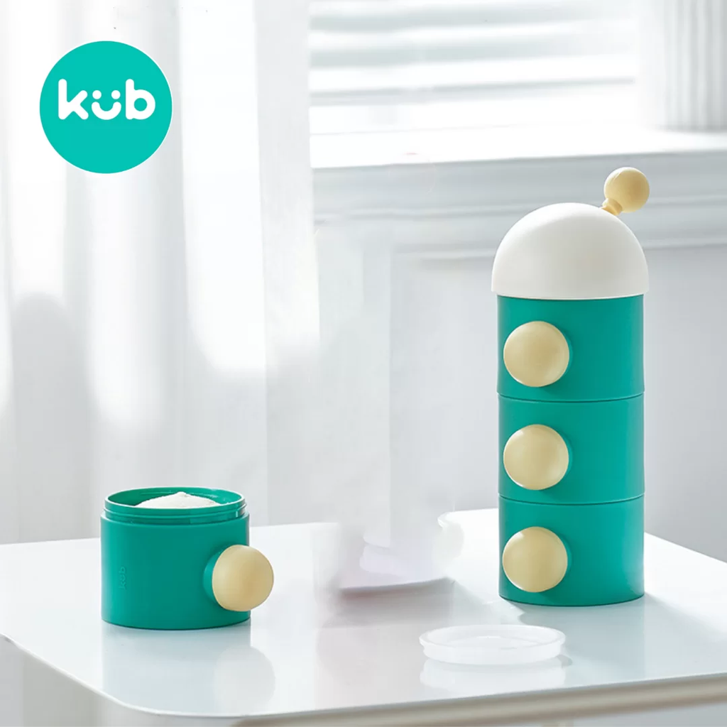Kub Mushroom Shape Milk Powder Container (3 Layers) | Jeevee