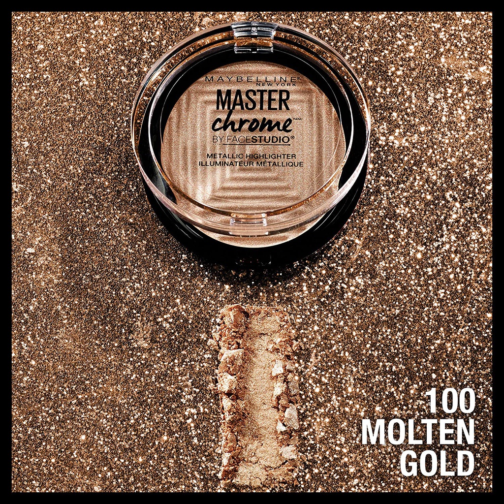 Maybelline Master Chrome-100 Molten Gold | Jeevee