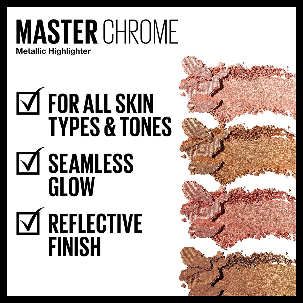 Maybelline Master Chrome- 050 Rose Gold | Jeevee