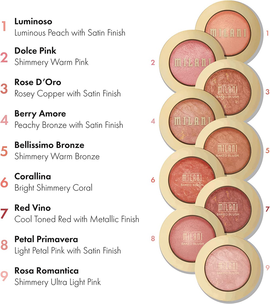 Milani Baked Blush Luminoso 05 | Jeevee