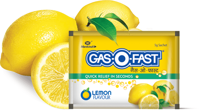 Gas O Fast Lemon Antacid Sachet Of 5 G | Jeevee