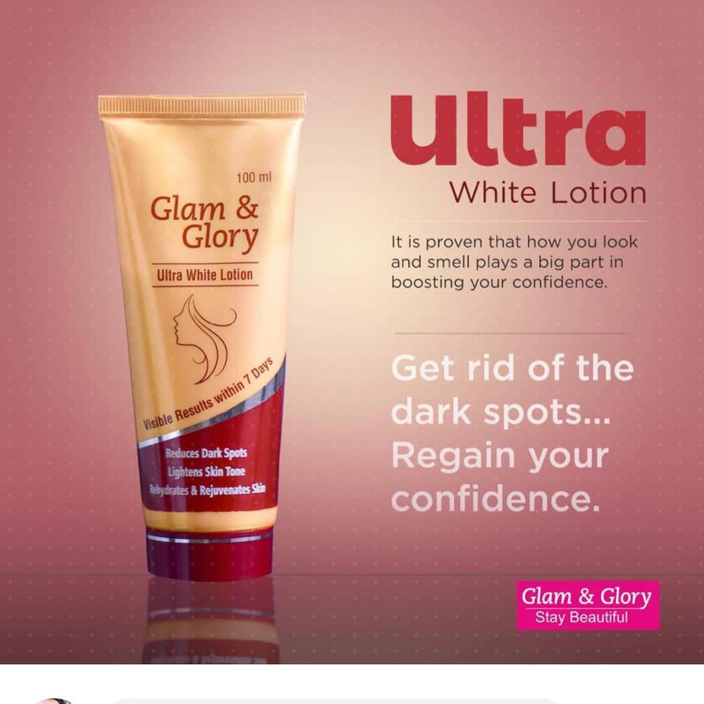 Glam & Glory Ultra White Lotion 100ml | Jeevee