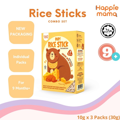 Natu Foodies Happiemama Rice Stick (chicken And Cheese) | Jeevee