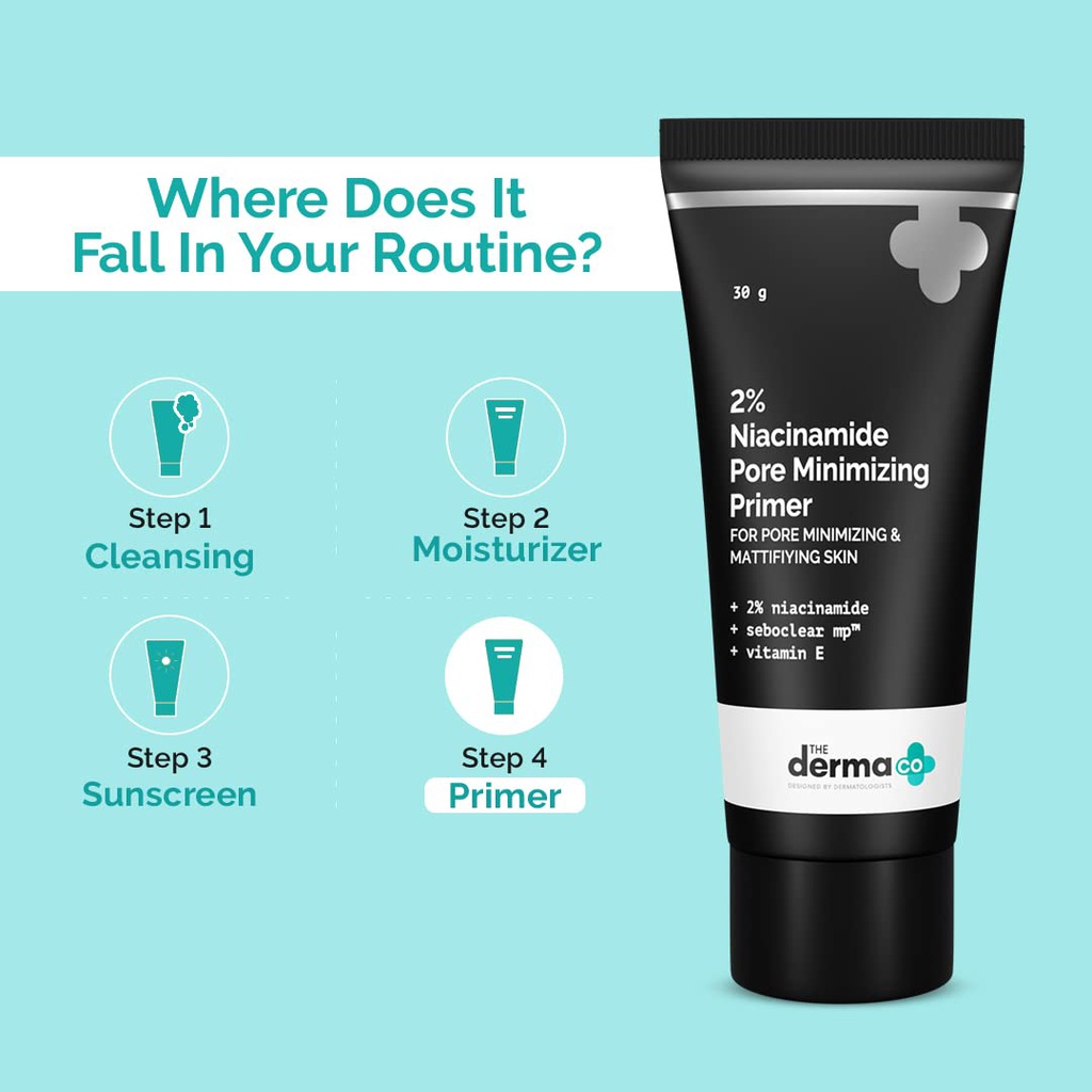 The Derma Co 2% Niacinamide Pore Minimizing Primer | Jeevee