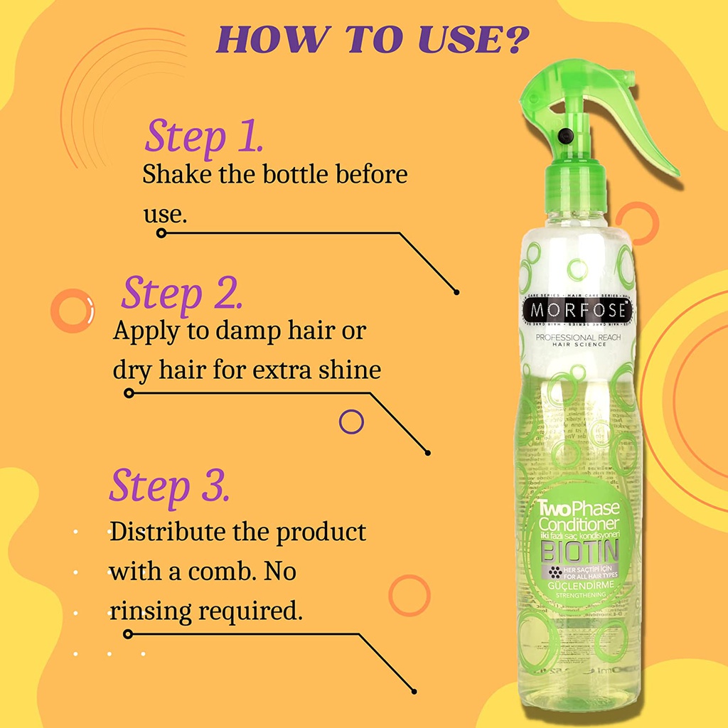 Morfose Biotin Two Phase Hair Conditioner 400ml | Jeevee