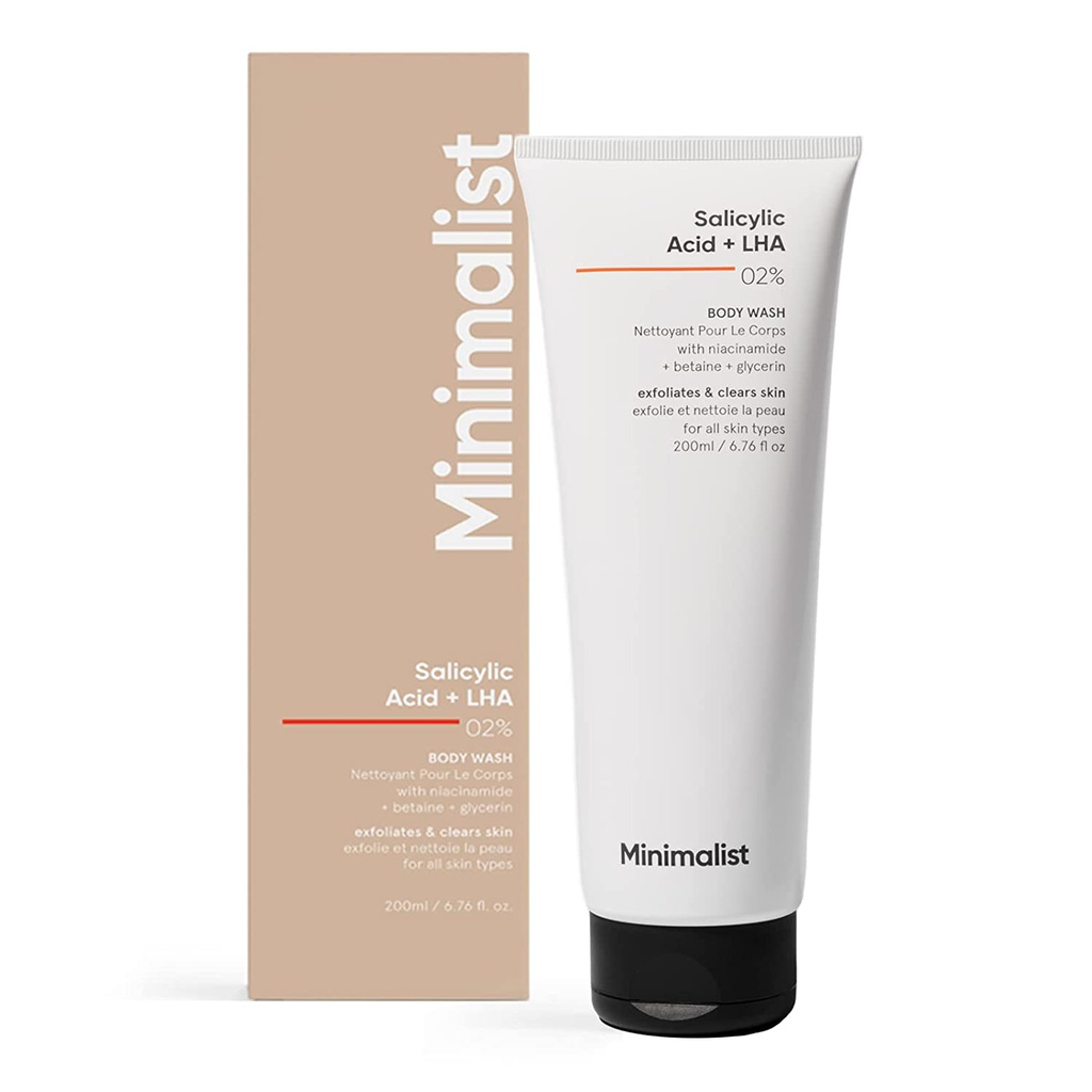 Minimalist 2% Salicylic Acid + Lha Body Wash 200ml | Jeevee