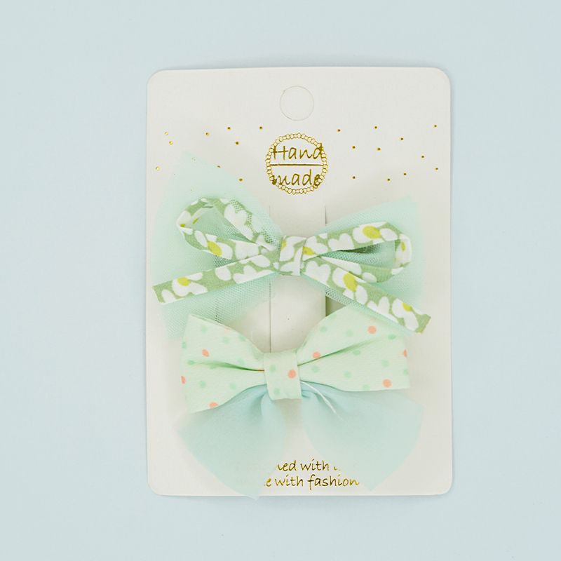 Bow Clip Set (green) | Jeevee