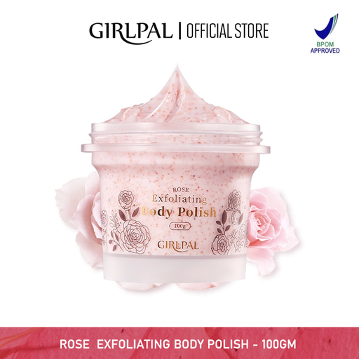Girlpal Rose Exfoliating Body Polish- 100g | Jeevee