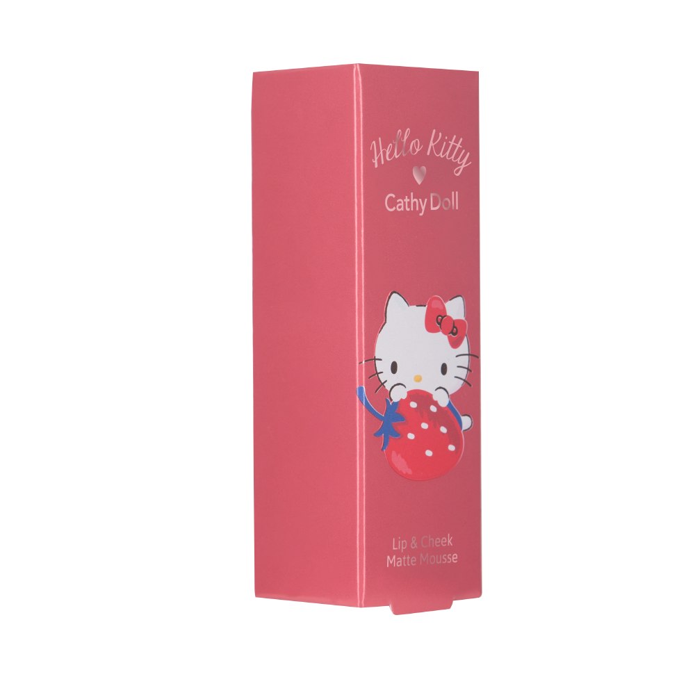 Cathy Doll (m) Hello Kitty Lip & Cheek Matte Mousse 4g #01 Punch | Jeevee
