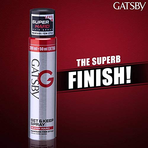 Gatsby Set And Keep Super Hard Hair Spray-250ml | Jeevee