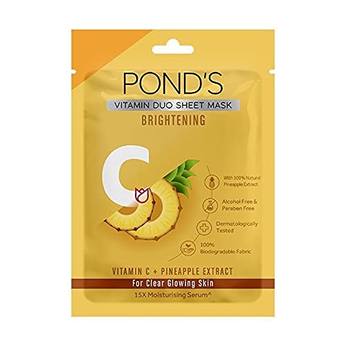 Ponds Vitamin C Brightening Sheet Mask-25ml | Jeevee
