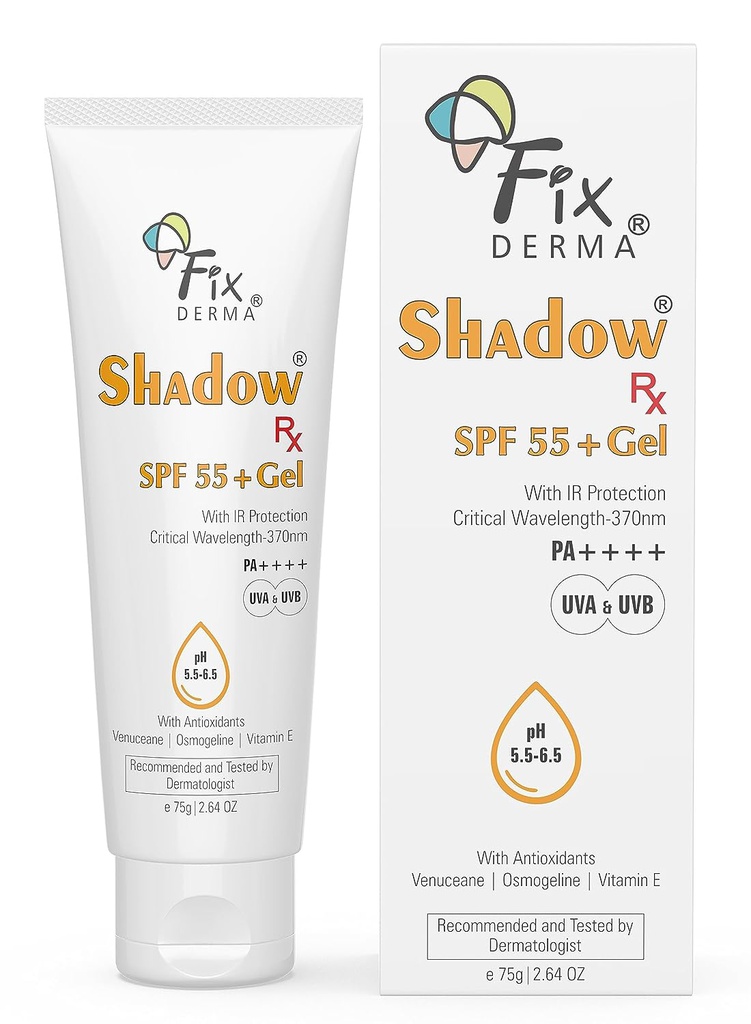 Fixderma Shadow Rx Spf 55+ Gel 75gm | Jeevee