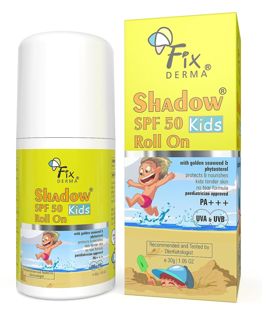 Fixderma Shadow Spf 50 Kids Roll On, Sunscreen For Kids | Jeevee