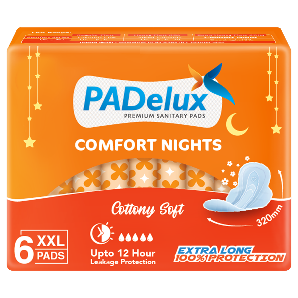 Padelux Comfort Night Xxl - 6 Pads | Jeevee