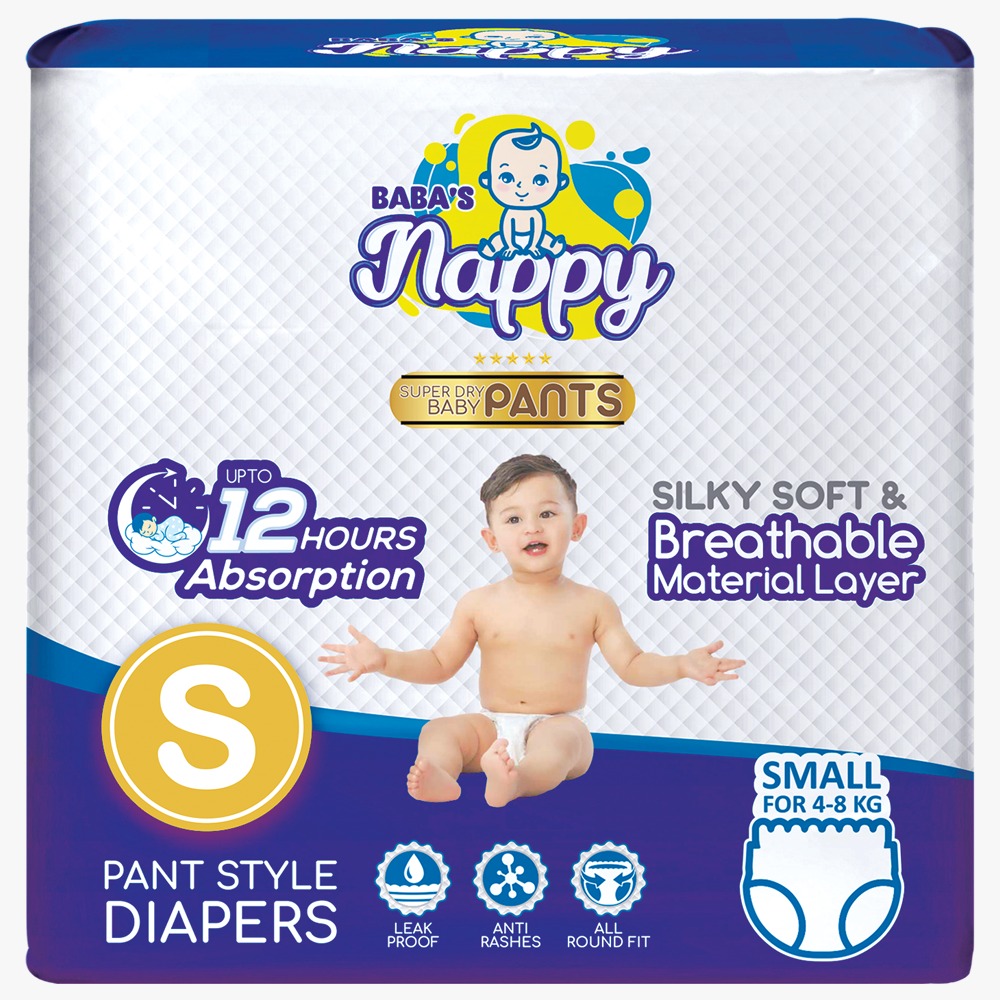 Baba's Nappy Diaper Economic Pack Small 54pcs | Jeevee