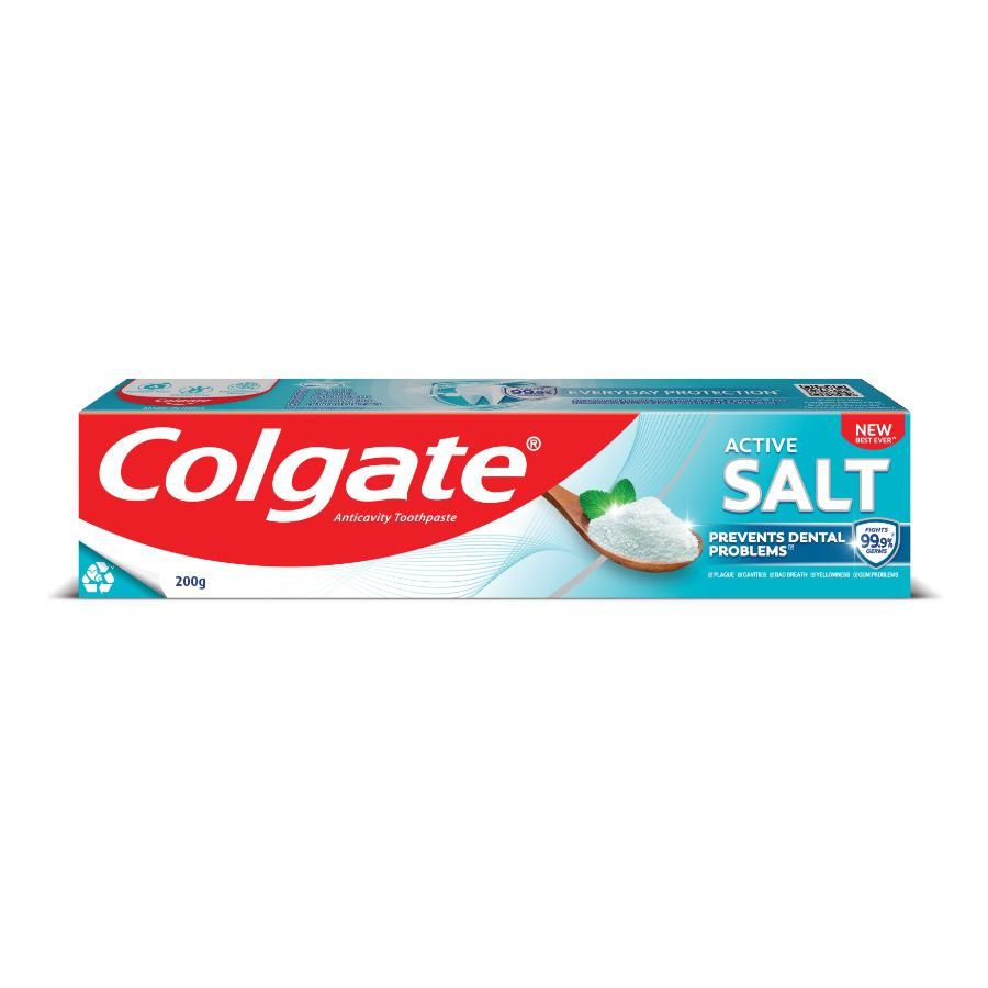 Colgate Active Salt Toothpaste, Germ Fighting Toothpaste 200gm | Jeevee