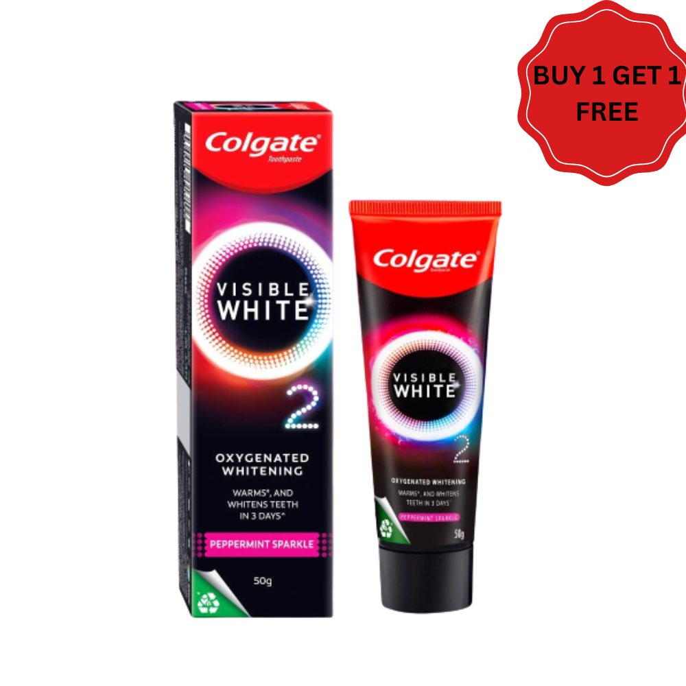 Colgate O2 Teeth Whitening Toothpaste 50g(buy 1 Get 1) | Jeevee