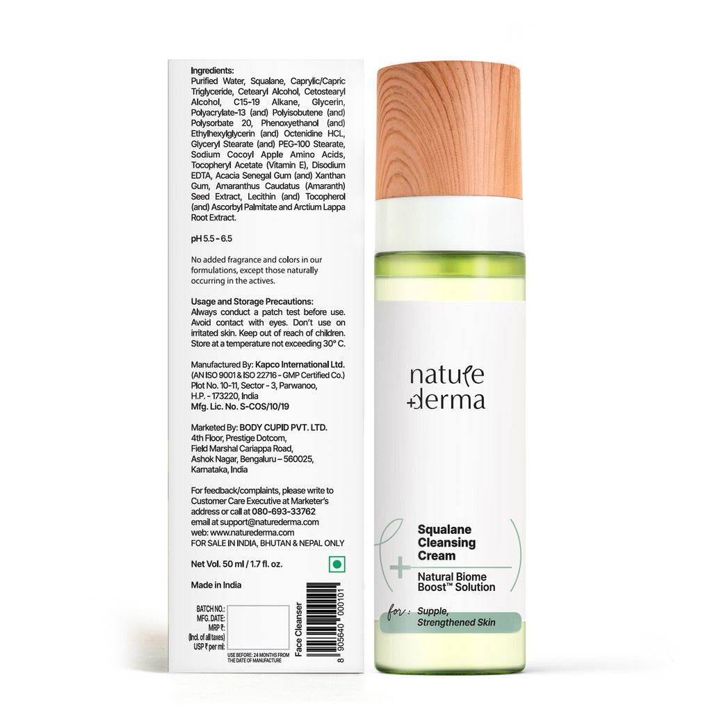 Nature Derma Cleanser With Natural Biome-boost™ Solution - 50 Ml | Jeevee