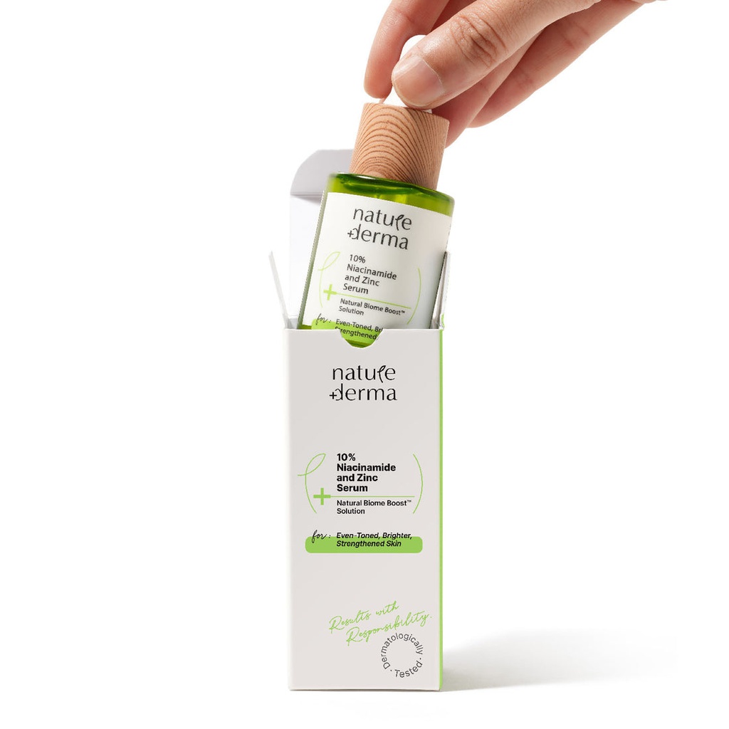 Nature Derma 10% Niacinamide And Zinc Serum - 30 Ml | Jeevee