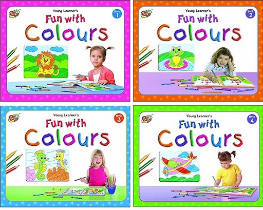 Fun With Colouring ( 4 Books Set Young Learner) | Jeevee