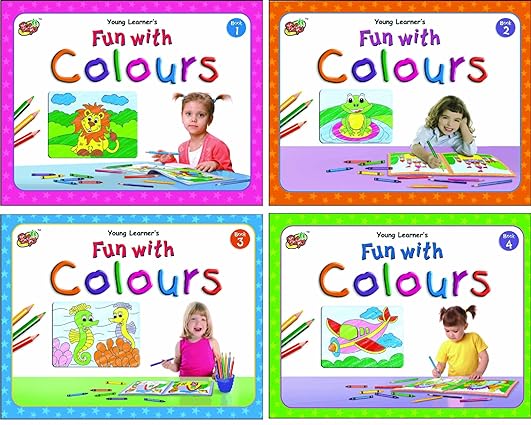 Fun With Colouring ( 4 Books Set Young Learner) | Jeevee