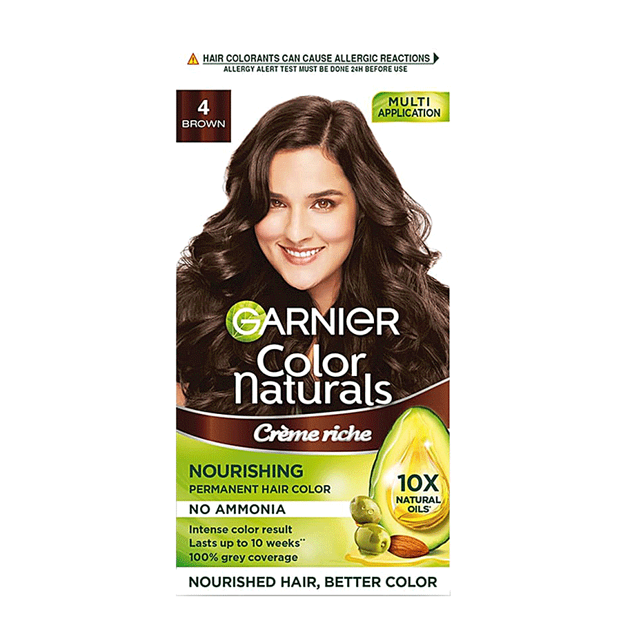 Garnier Naturals Creme Hair Colour,shade 4 Brown-70 Ml | Jeevee