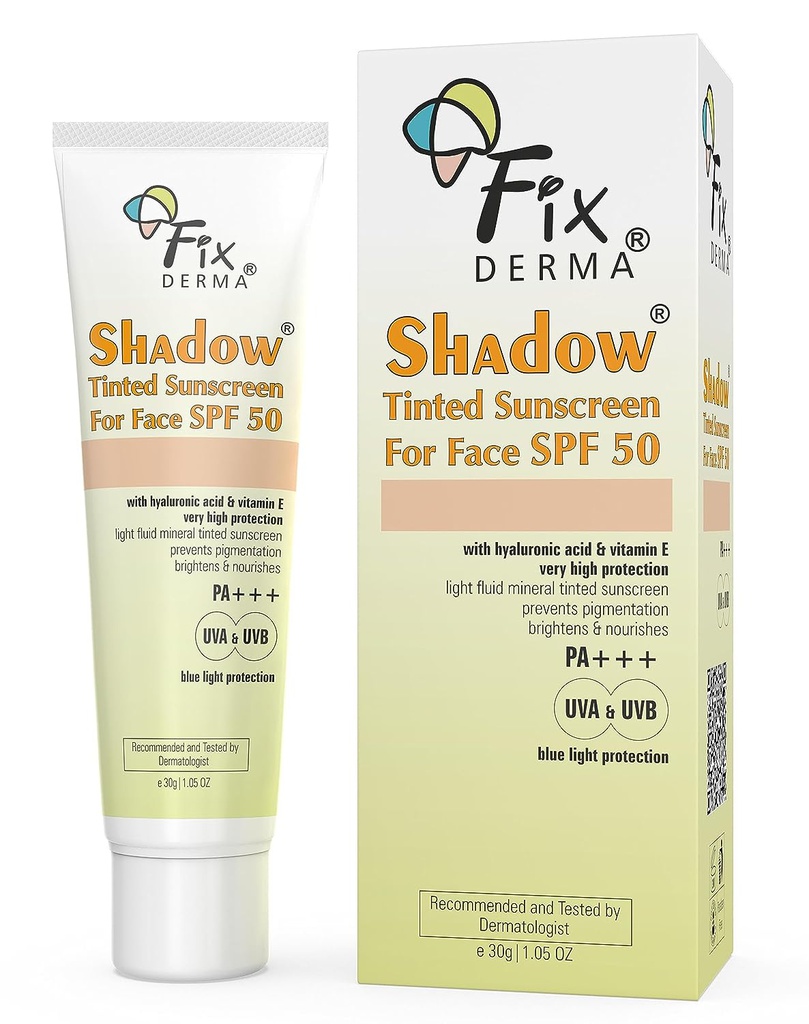 Fixderma Shadow Tinted Sunscreen For Face Spf 50 | Jeevee