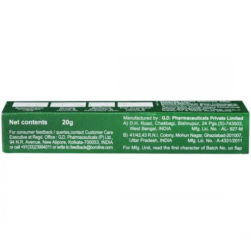 Boroline Antiseptic Ayurvedic Cream- 20g Tube | Jeevee