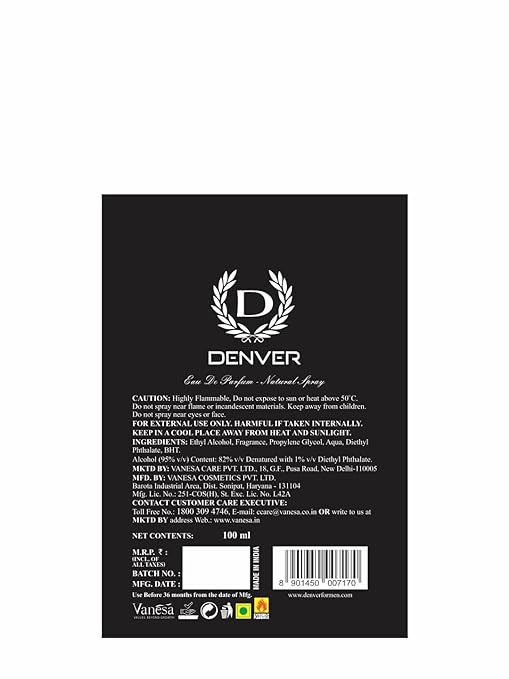 Denver Perfume Arch -100ml | Jeevee