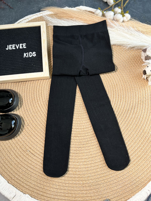 Littlefashionista Thick Stocking- Black (double Extra Large) | Jeevee