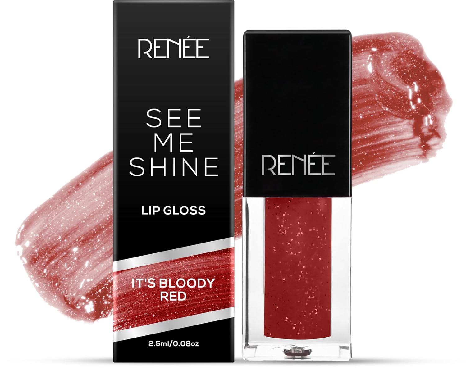 Renee See Me Shine Lip Gloss - It's Bloody Red, 2.5ml | Jeevee