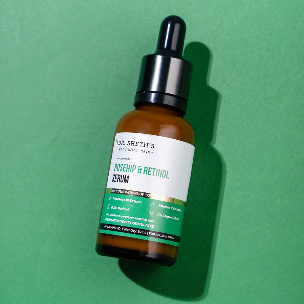 Dr. Sheth’s Rosehip & Retinol Serum - 30ml | Jeevee