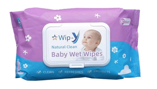 Wip-y Premium Baby Wipes 80 Sheets | Jeevee