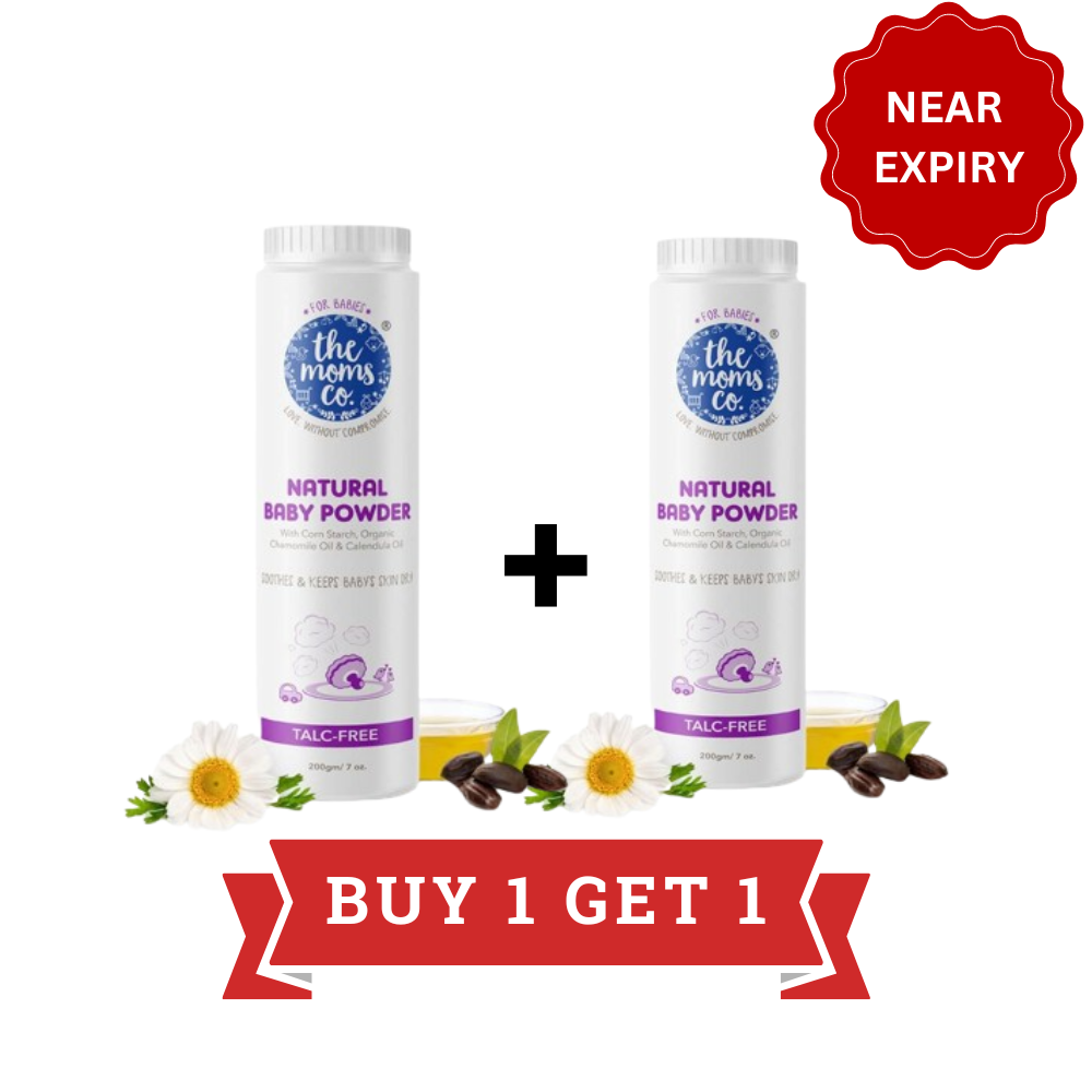 The Moms Co. Natural Baby Powder -200gm (buy 1 Get 1) | Jeevee
