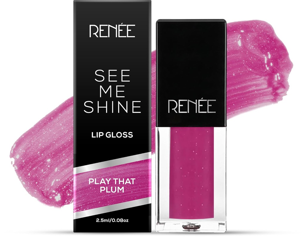 Renee See Me Shine Lip Gloss(play That Plum)- 2.5ml | Jeevee