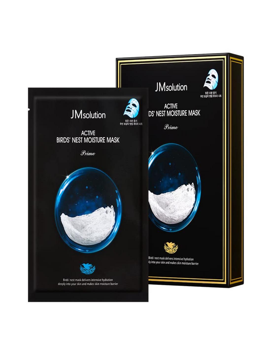 Jmsolution Active Birds' Nest Moisture Mask Prime- 10 Sheets | Jeevee