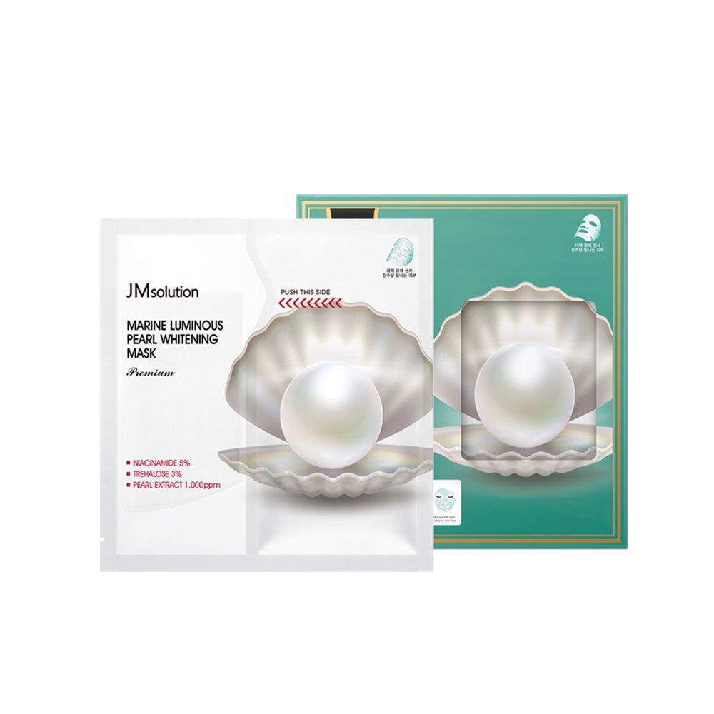 Jmsolution Marine Luminous Pearl Whitening Mask Premium- 5 Sheets | Jeevee