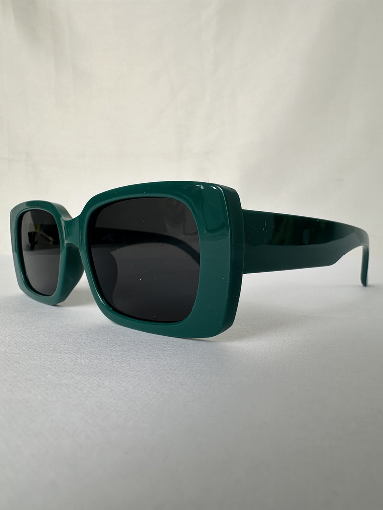 Little Fashionista Retro Square Shades (forest Green) | Jeevee