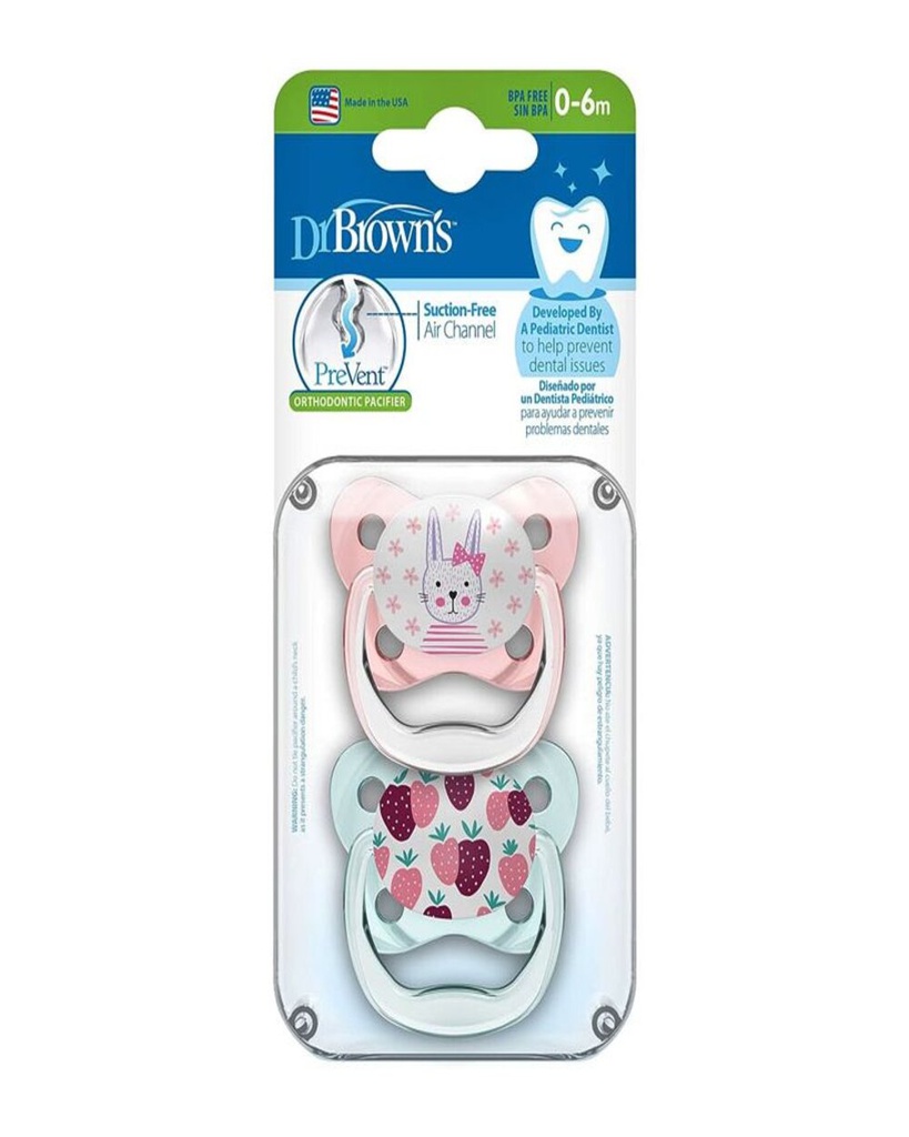 Dr Brown's Prevent Butterfly Soother Stage 1 Blue 2-pack | Jeevee
