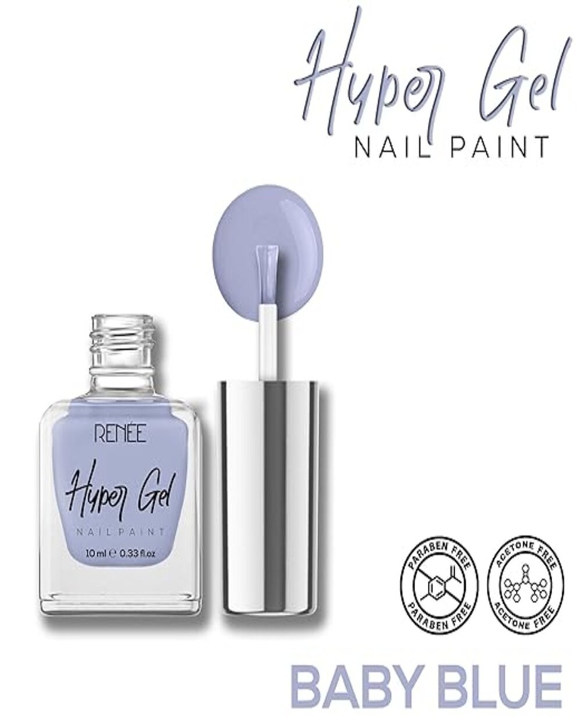 Renee Hyper Gel Nail Paint-10ml(baby Blue) | Jeevee