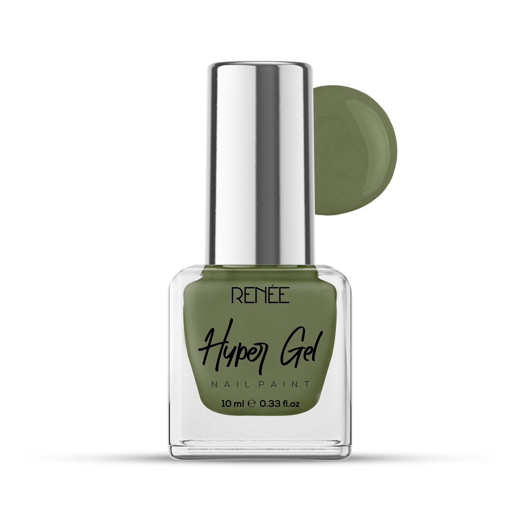Renee Hyper Gel Nail Paint-10ml(olive Green) | Jeevee