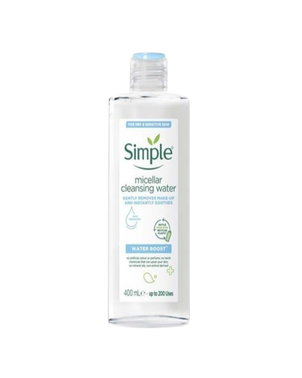 Simple Micellar Cleansing Water- 400ml | Jeevee